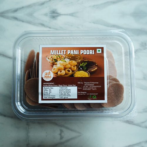 Millet Pani Puri (Pani Puri Pallets) – Rajsee Enterprise